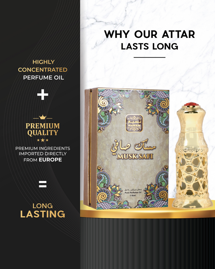 Buy Original Musk Safi Perfume Oil 6ml – Naseem Perfume - KSA